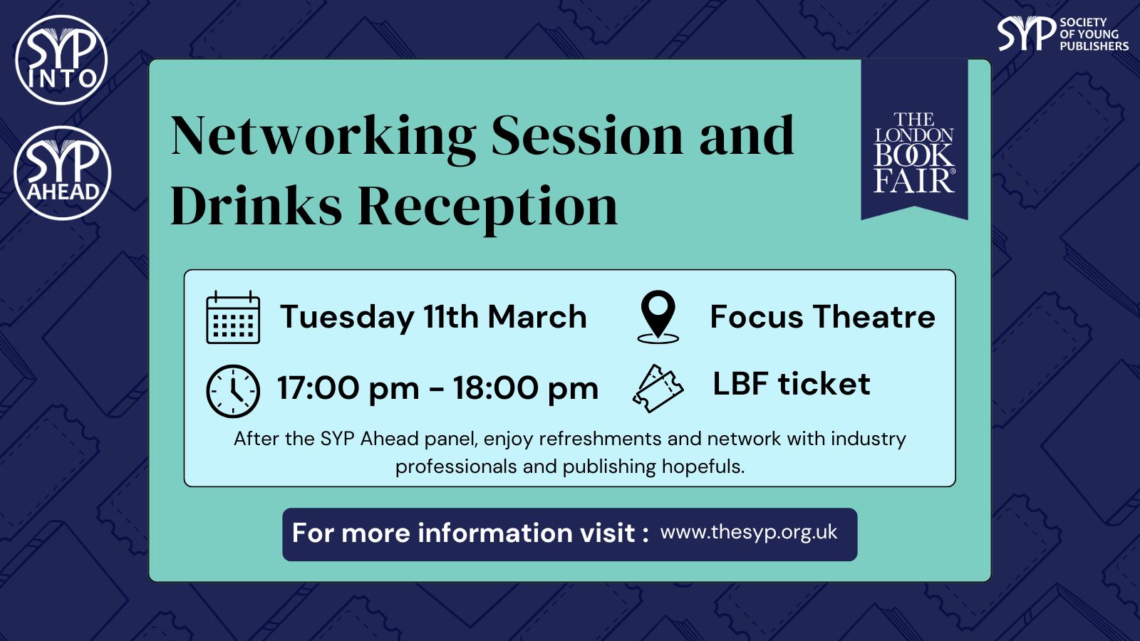 London Book Fair - Networking Event and Reception Drinks - The Society ...