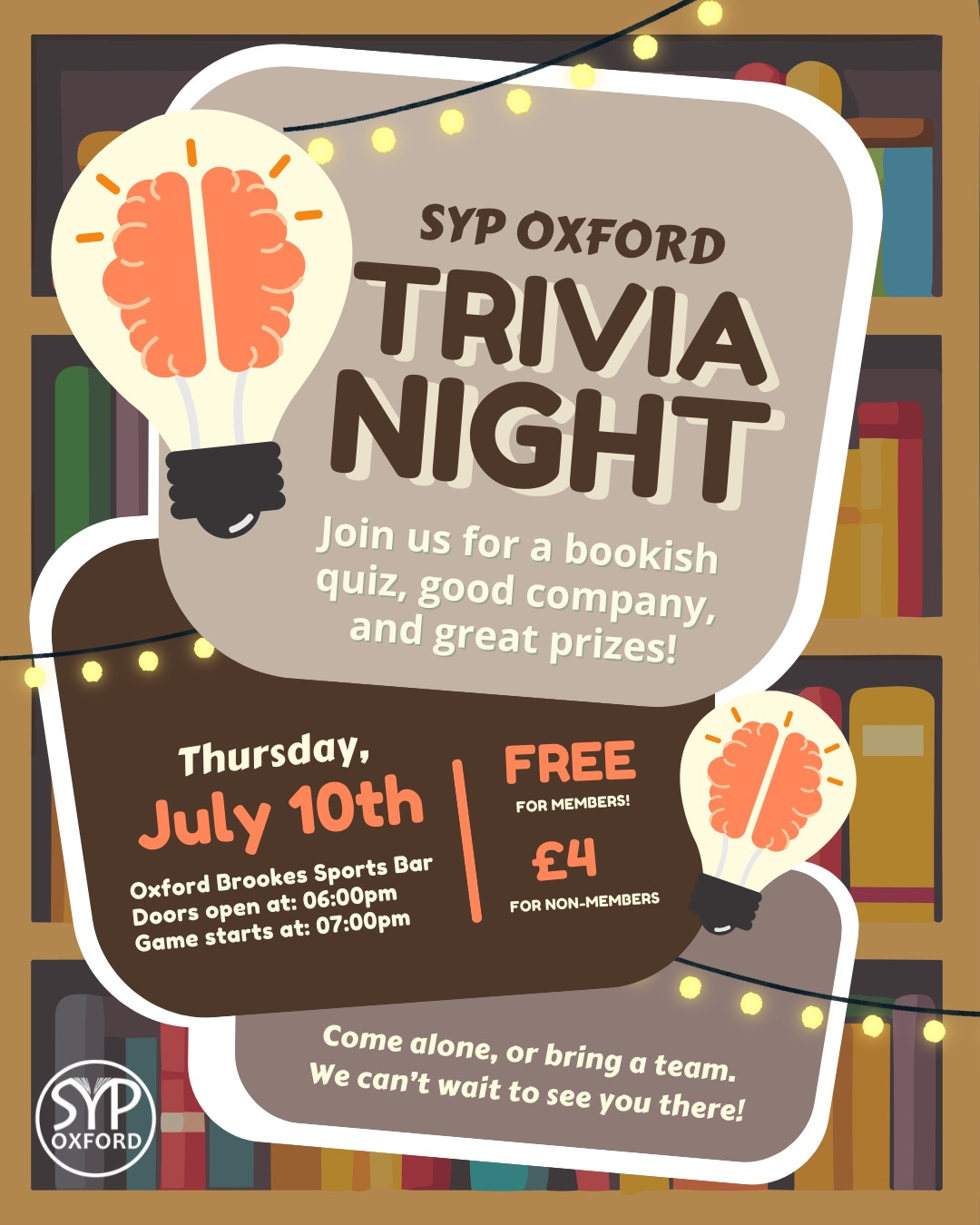 SYP Oxford's Quiz Night - The Society of Young Publishers